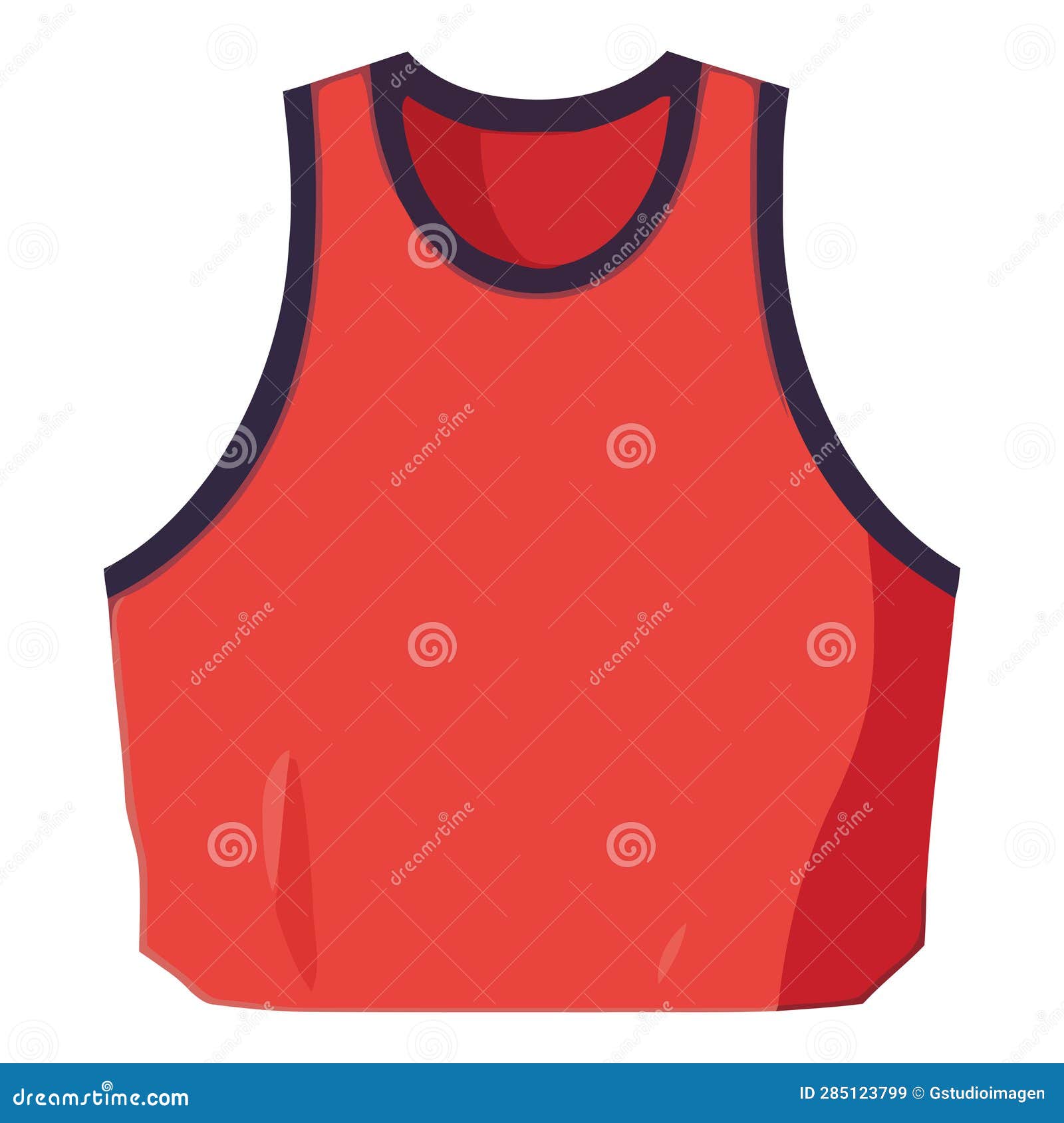 Red tank tops stock vector. Illustration of suit, shopping - 285123799