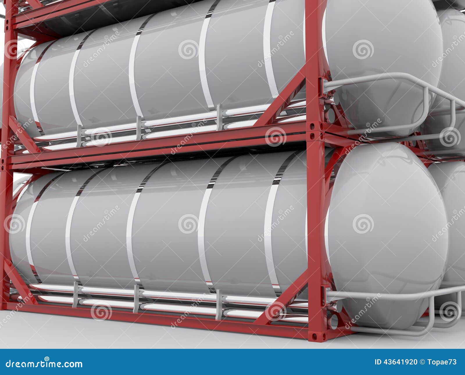 Three Tanktainer Stock Photo | CartoonDealer.com #43641942