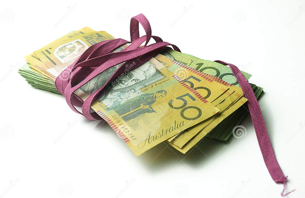 Red Tape Money bundle stock photo. Image of industries - 28778770