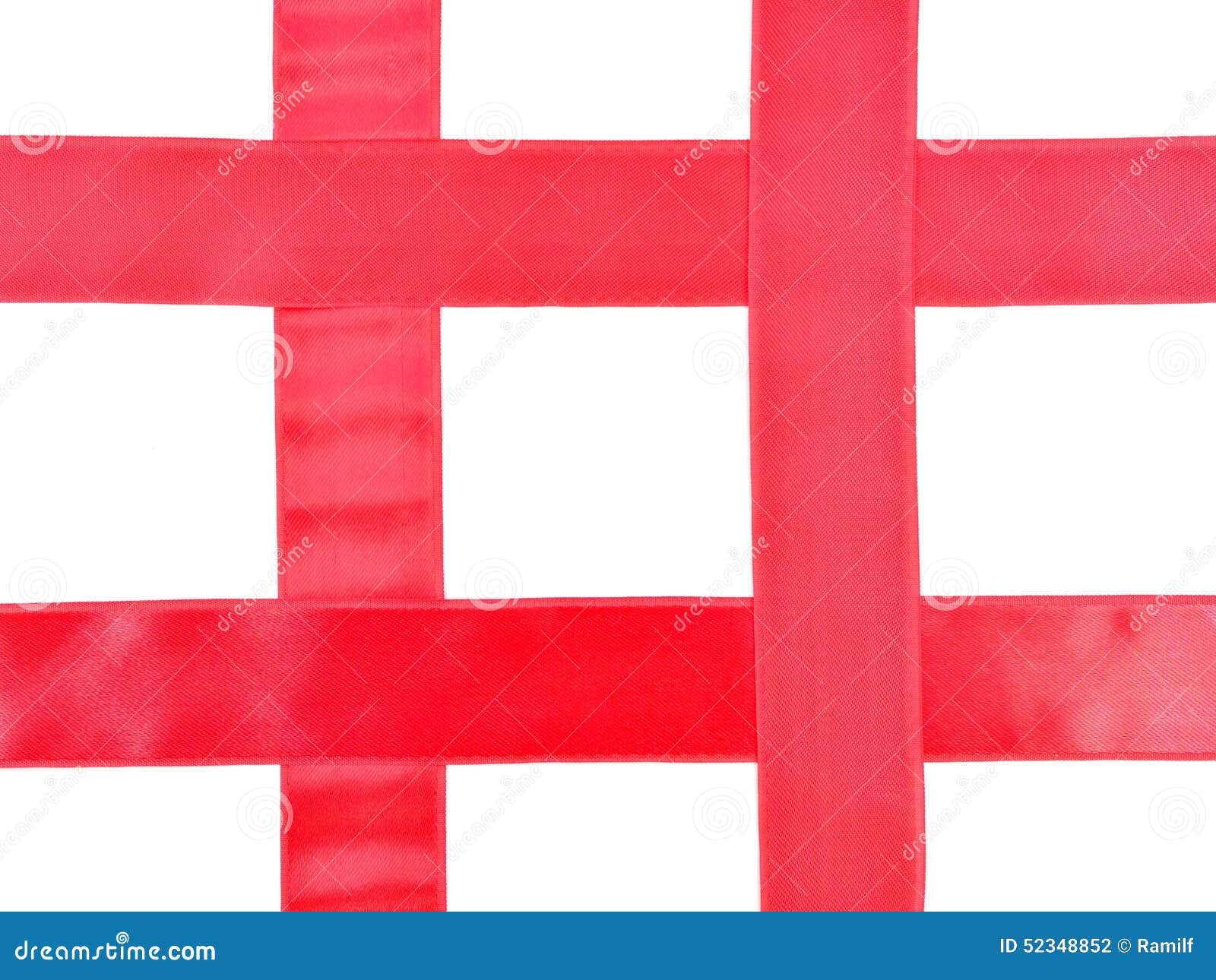 Red Tape on a White Background Stock Illustration - Illustration of ...