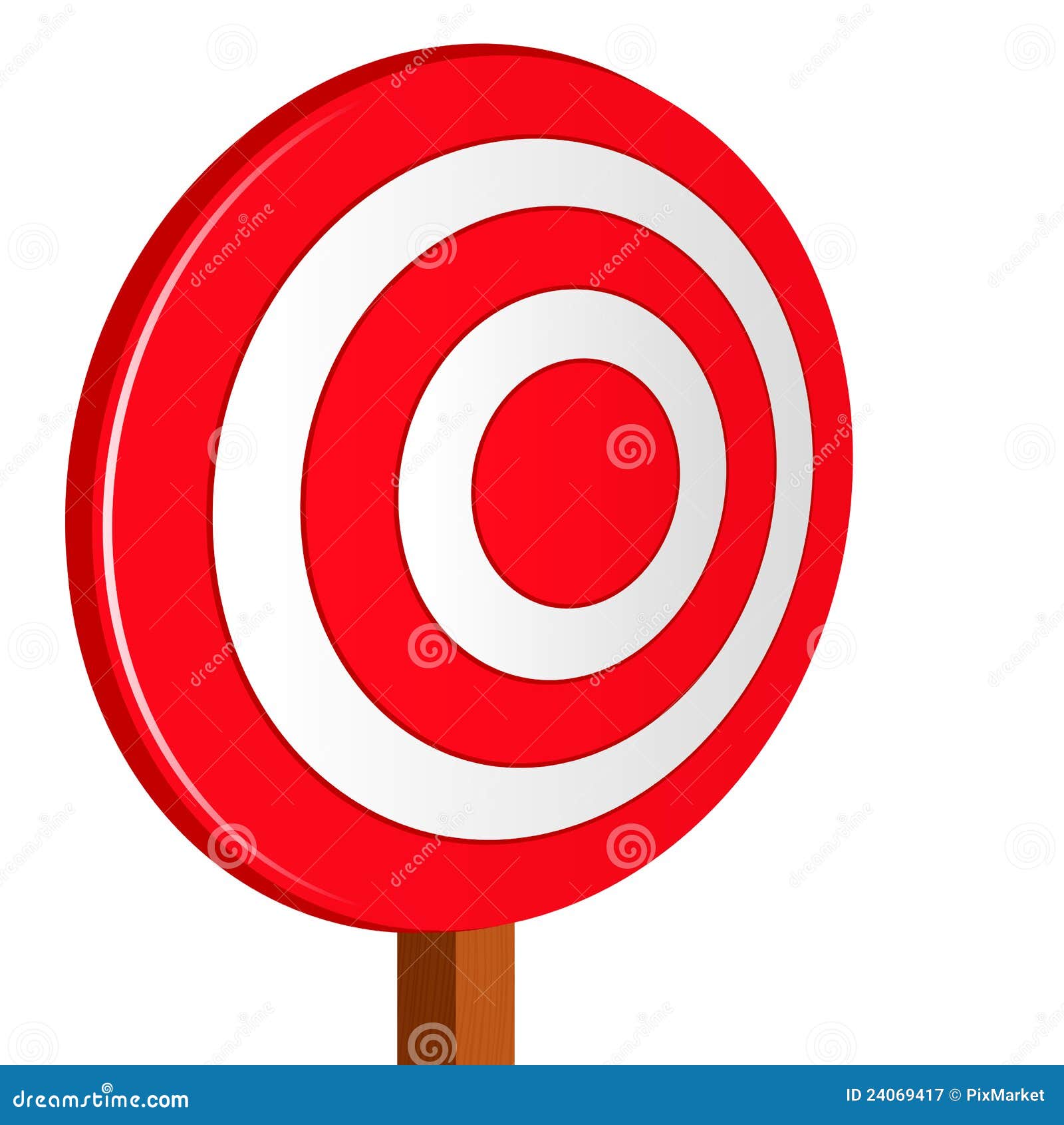 Red Target stock illustration. Illustration of concept - 24069417