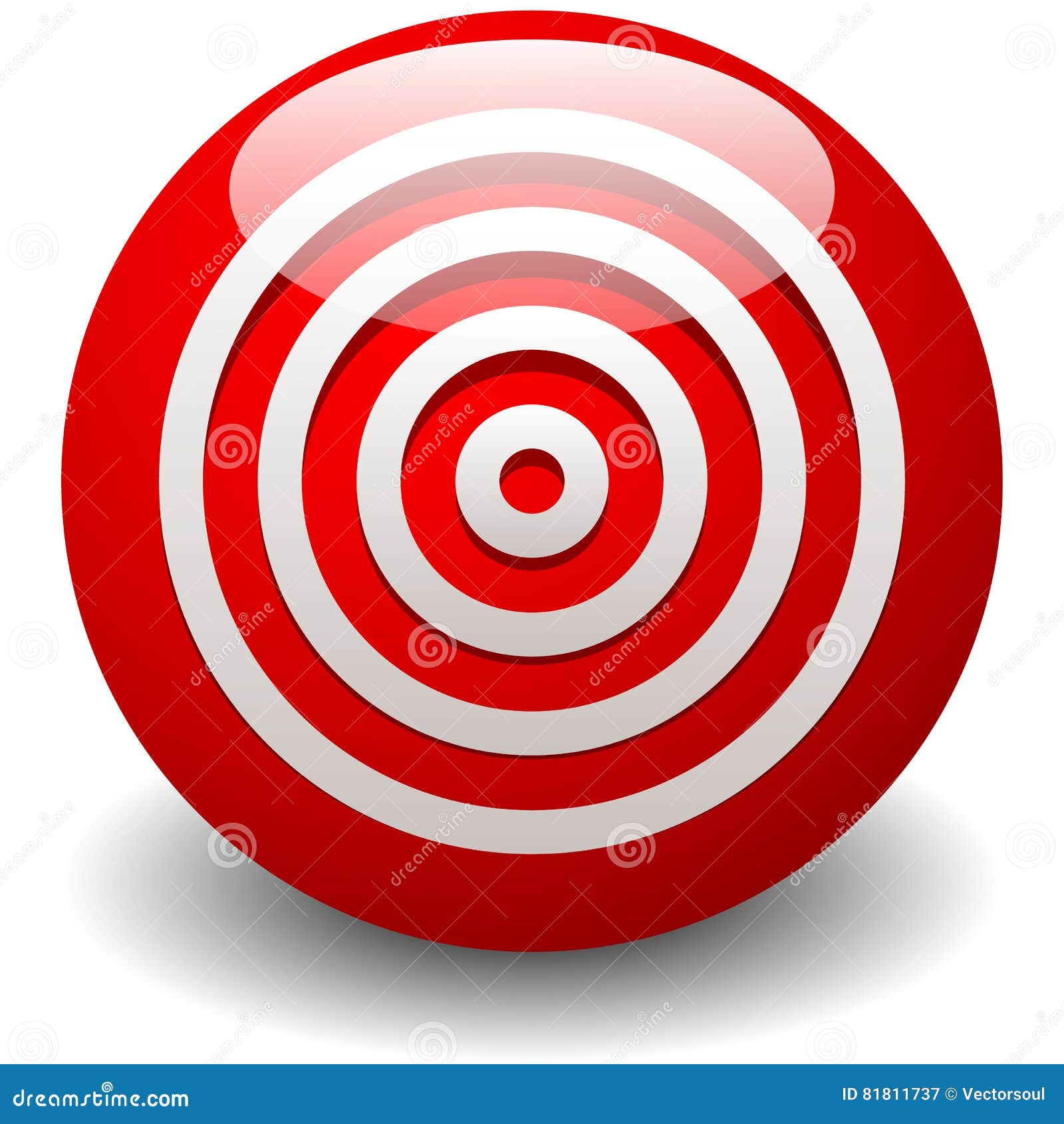 Red Target, Bullseye, Accuracy, Precision Icon - Concentric Circles ... Red Target, Bullseye, Accuracy, Precision Icon - Concentric Circles ...