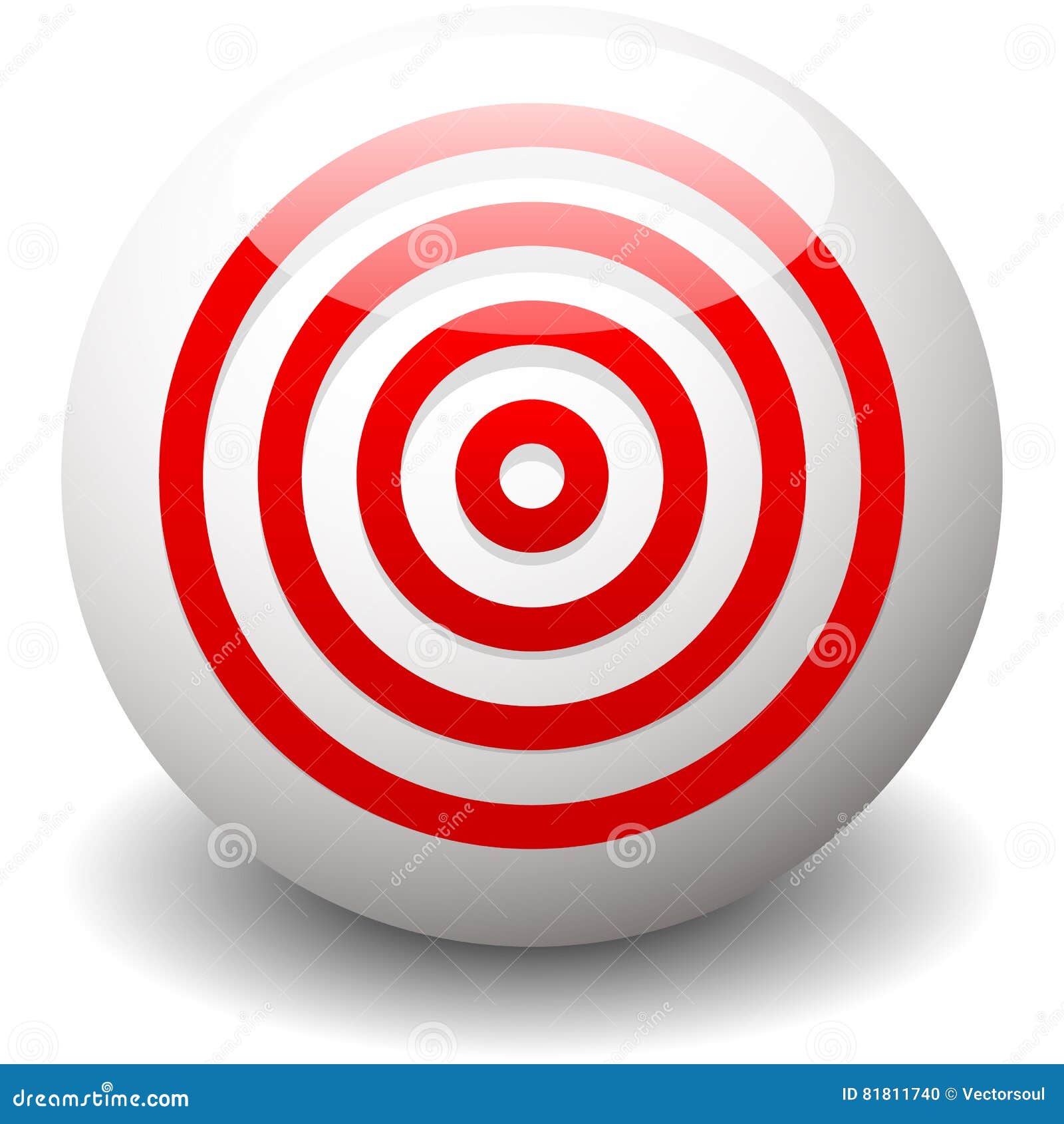 Red Target, Bullseye, Accuracy, Precision Icon - Concentric Circles ... Red Target, Bullseye, Accuracy, Precision Icon - Concentric Circles ...