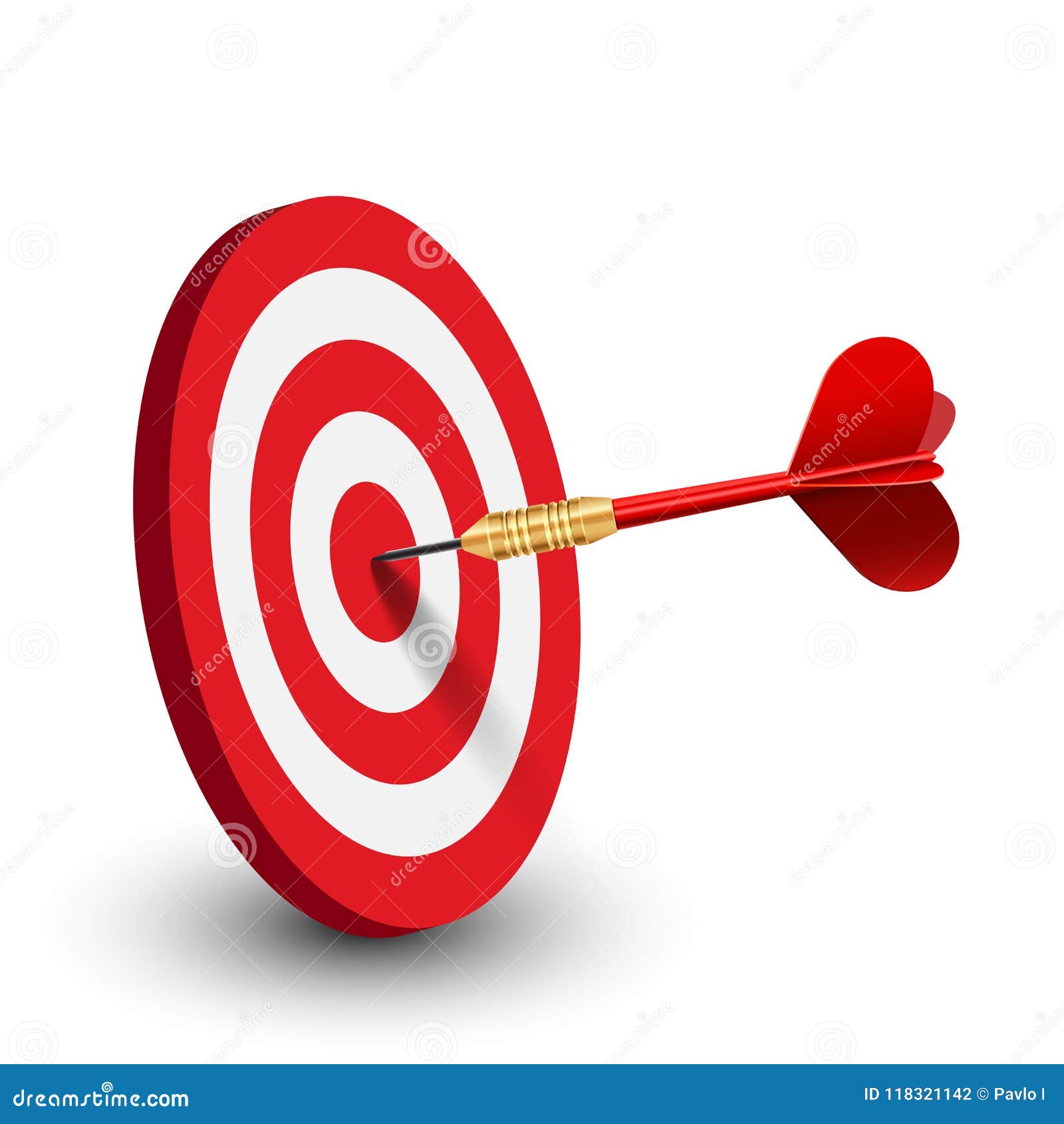 Red target - stock vector stock vector. Illustration of business ...