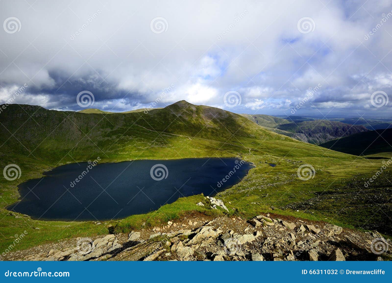 Red Tarn and Catseye Cam stock photo. Image of countryside - 66311032