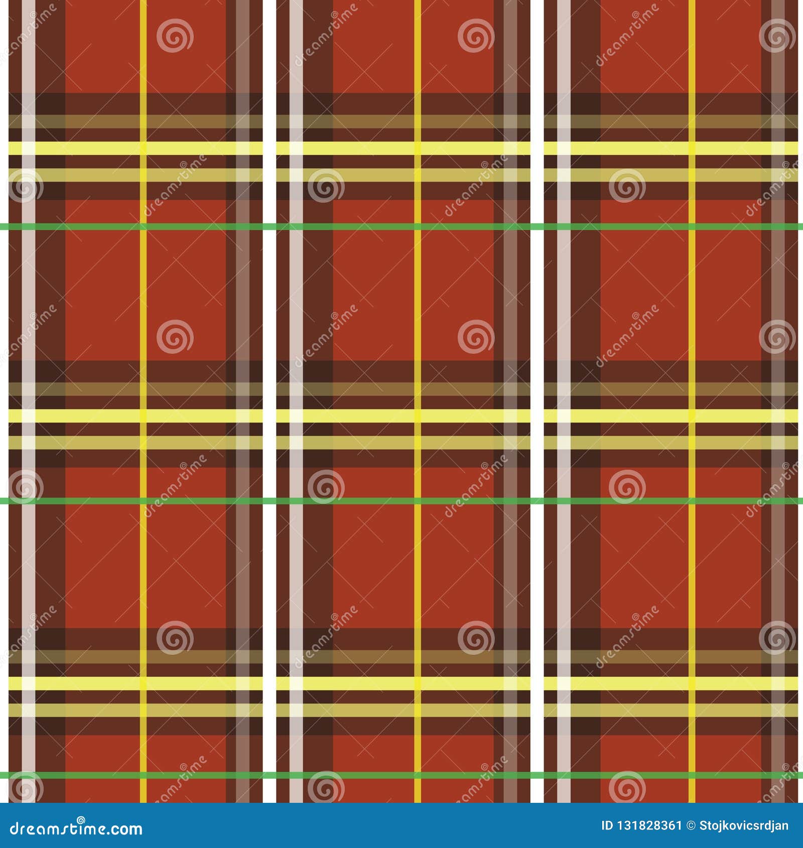 Red tartan pattern stock vector. Illustration of geometric - 131828361