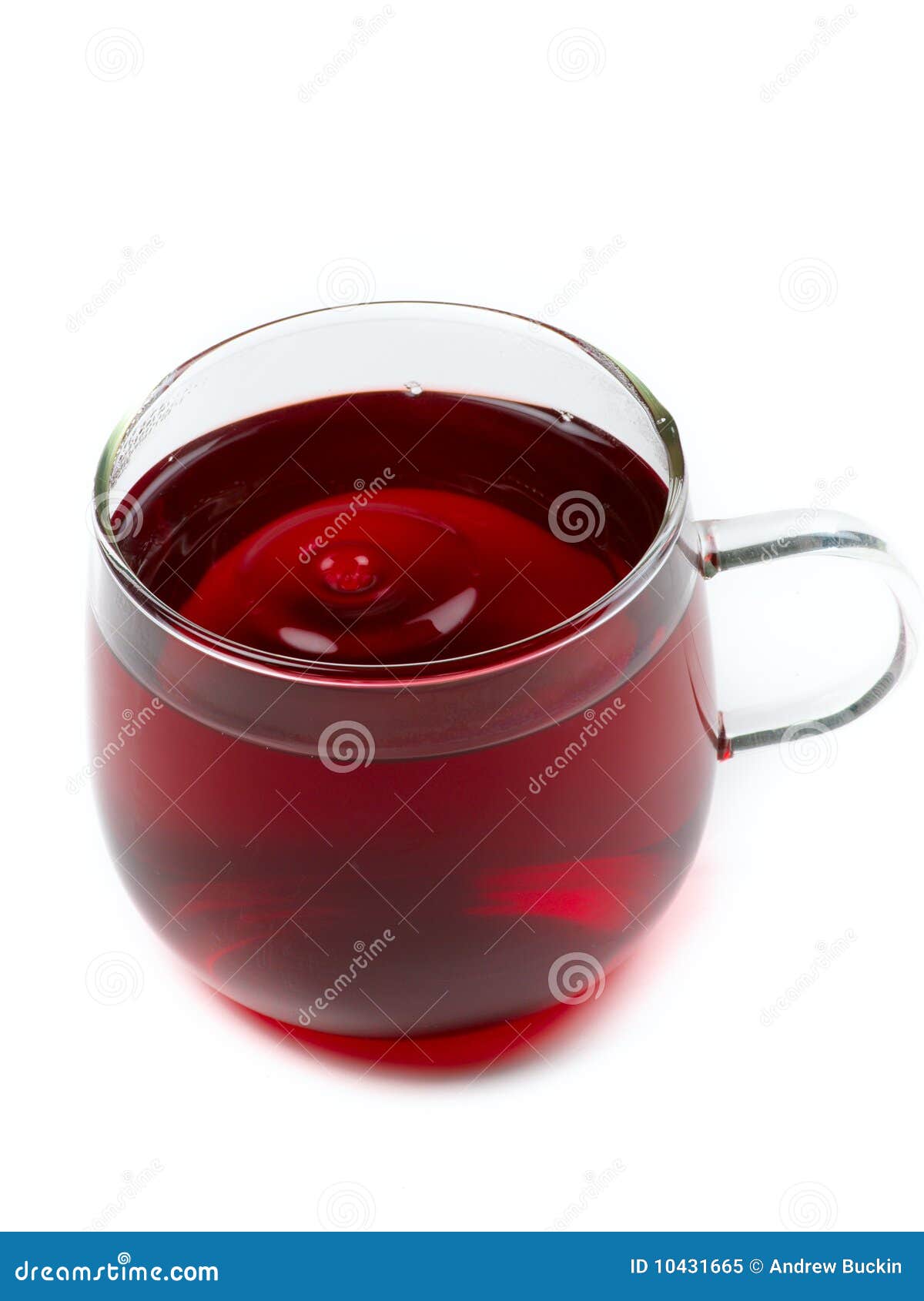 Red tea stock image. Image of teaglass, drink, health - 10431665