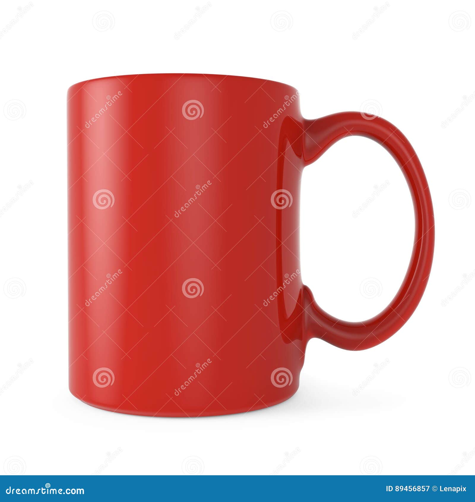 Red tea or coffee mug stock illustration. Illustration of clear - 89456857