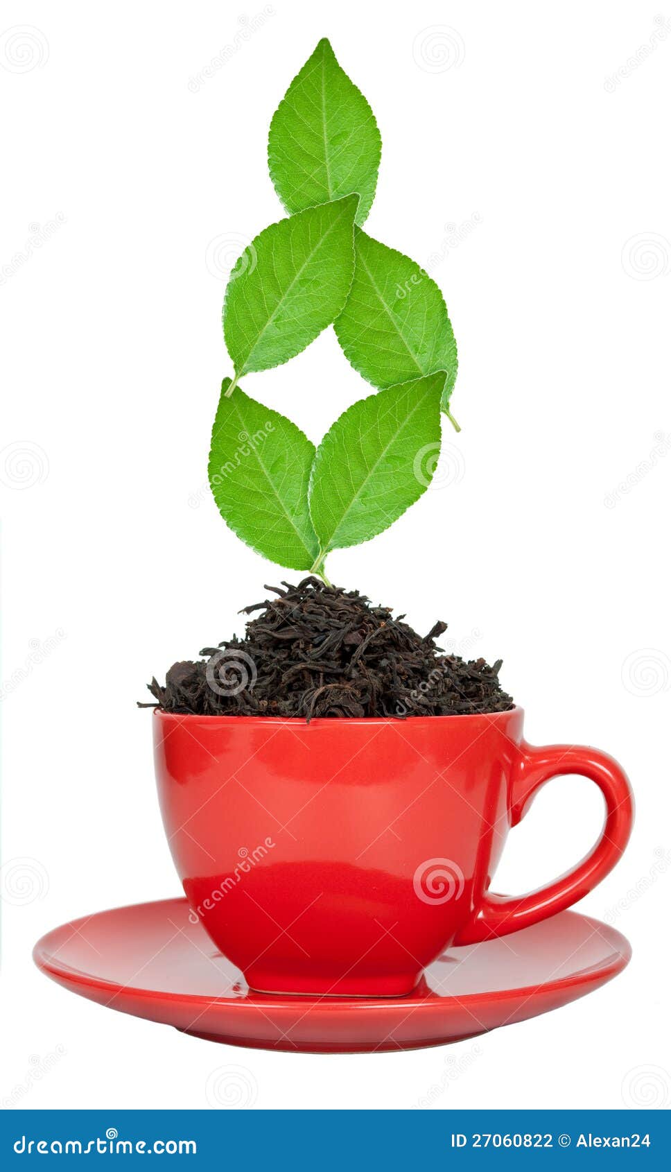 Red tea cup stock photo. Image of organic, sign, beverage - 27060822