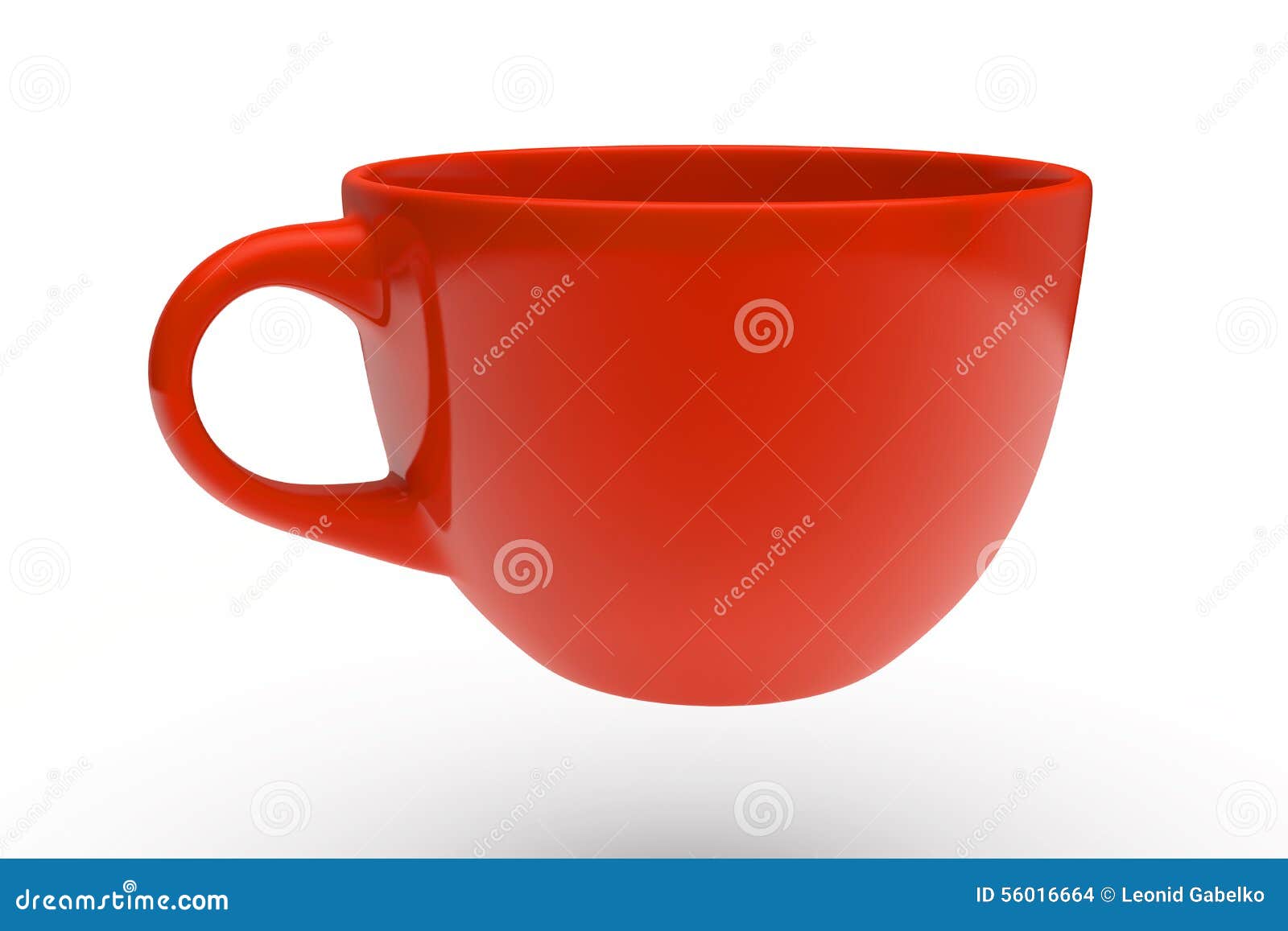 Red tea cup stock illustration. Illustration of blank - 56016664