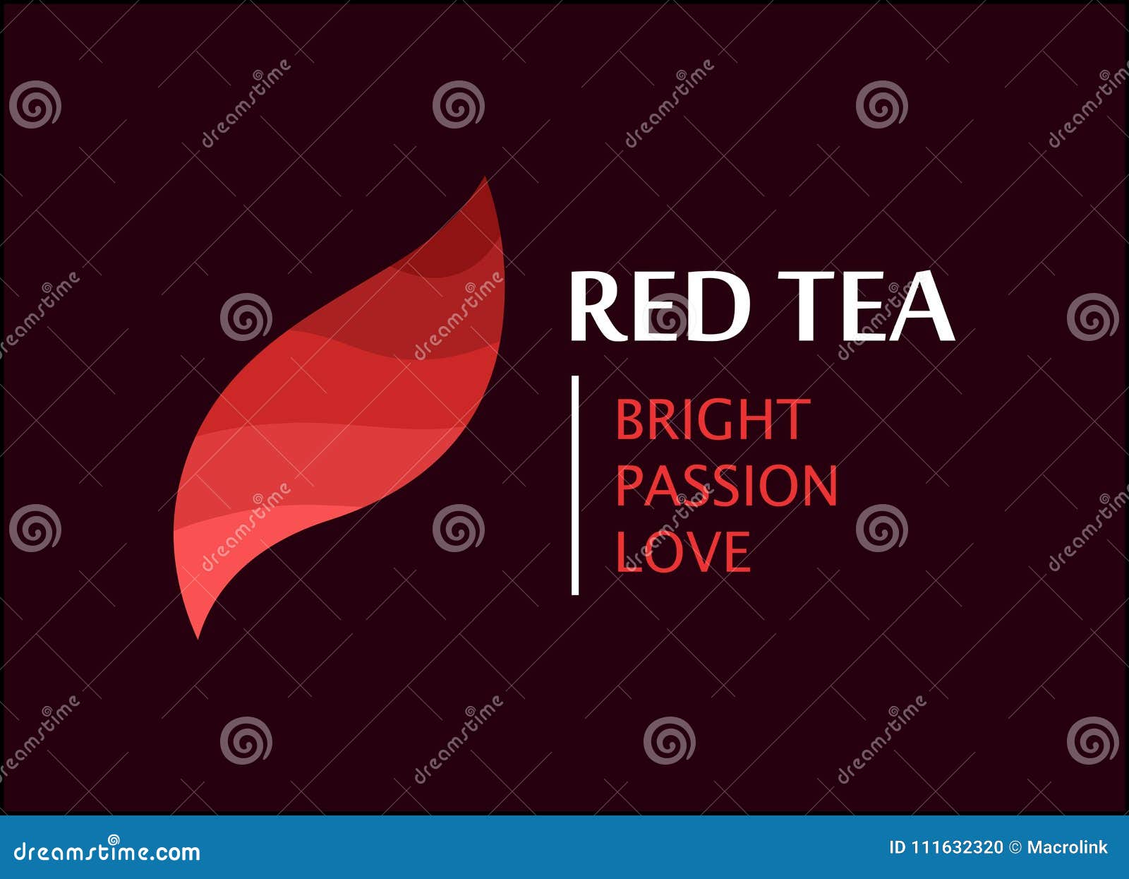 Red Tea, Leaf Of Carcade Hibiscus. Vector Logo Design | CartoonDealer ...