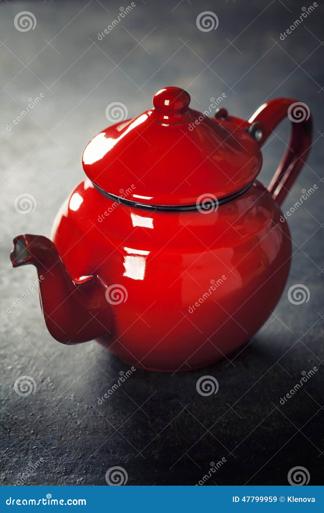 Red Teapot stock image. Image of closeup, culinary, style - 47799959