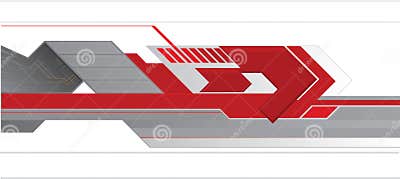 Red Tech Abstract Background Stock Vector - Illustration of business ...