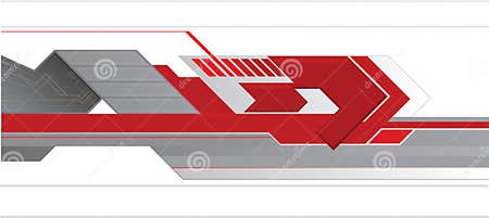Red Tech Abstract Background Stock Vector - Illustration of business, decoration: 36378693