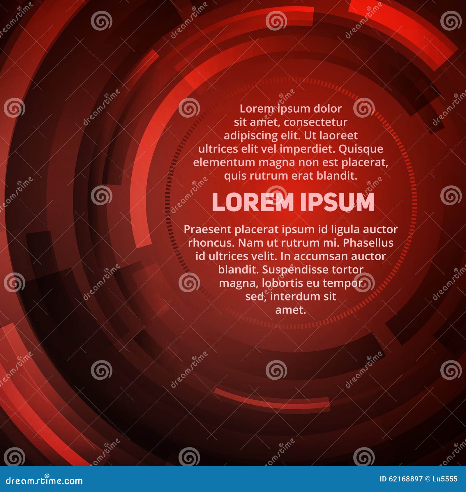 Red Technical Circular Text Layout Stock Illustrations – 4 Red ...