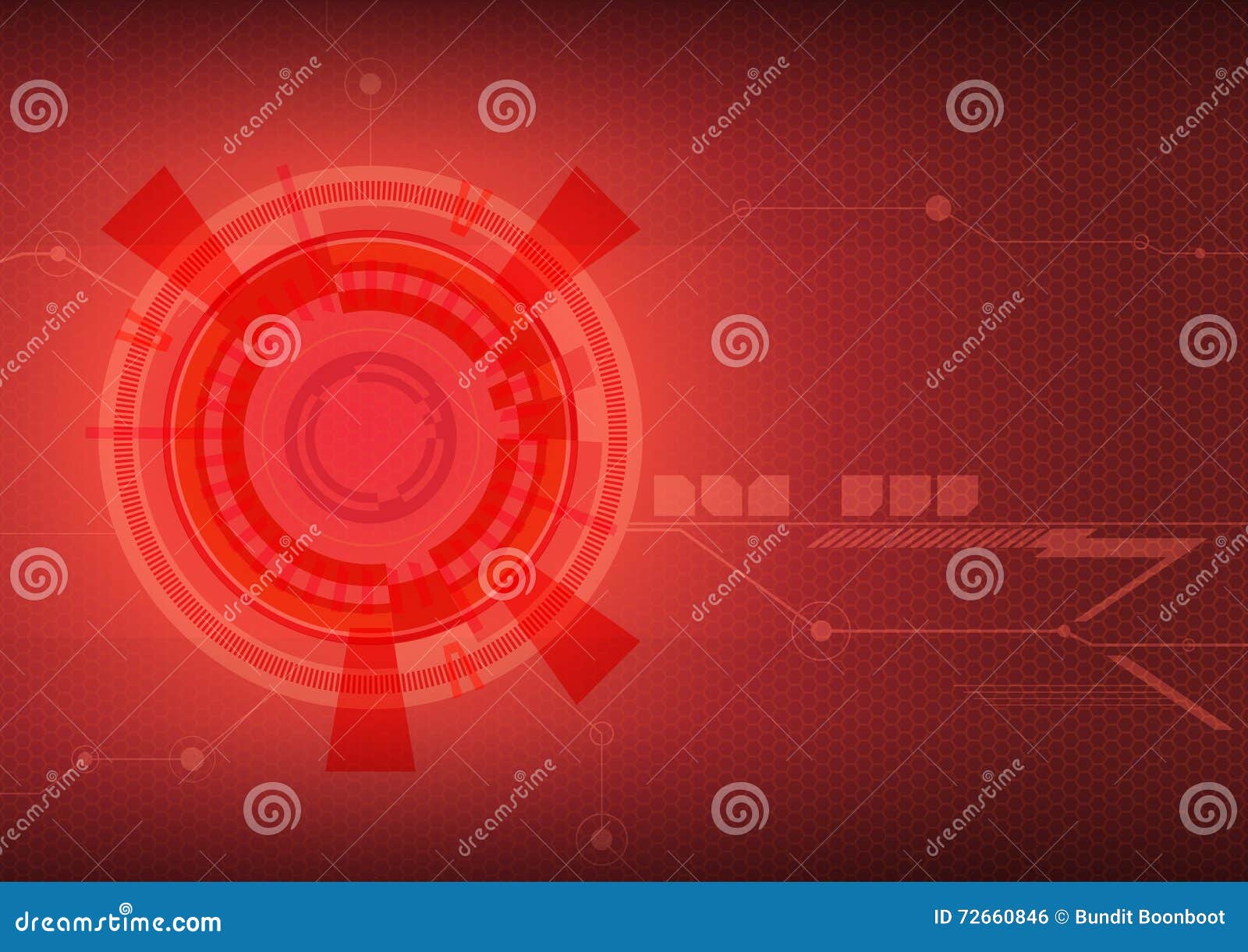 Red Techno Abstract Background Stock Vector - Illustration of techno ...