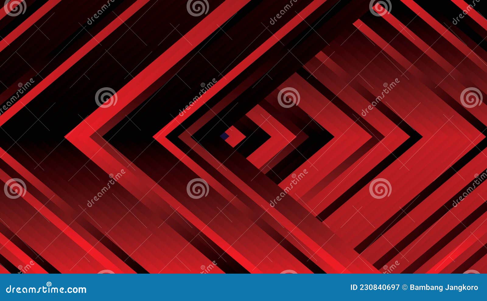 Red Technology Abstract Background Stock Illustration - Illustration of ...