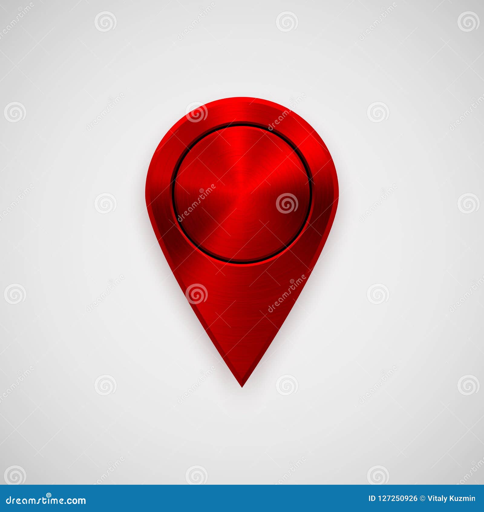 Red Technology GPS Map Pointer Stock Vector - Illustration of logo ...
