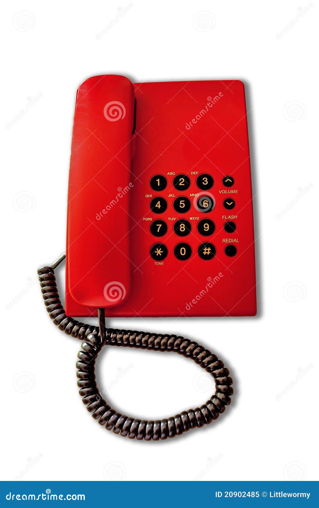 Red Telephone stock image. Image of support, black, receiver - 20902485