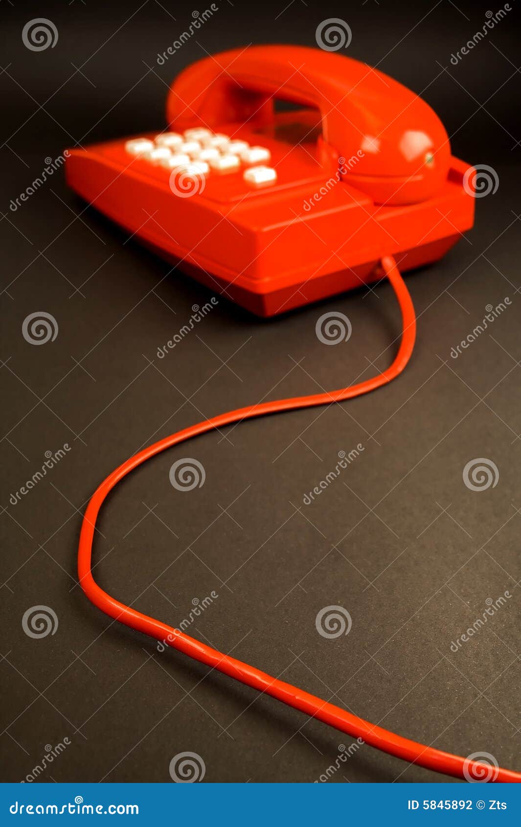 Red telephone stock photo. Image of detail, cable, antique - 5845892