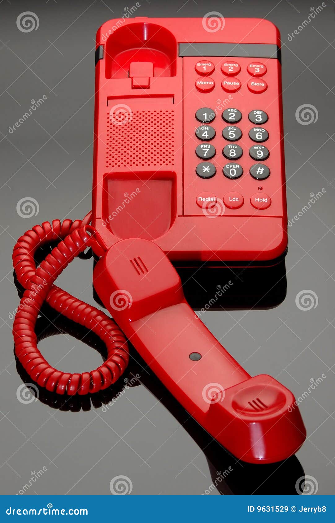 Red telephone stock image. Image of communicate, bright - 9631529