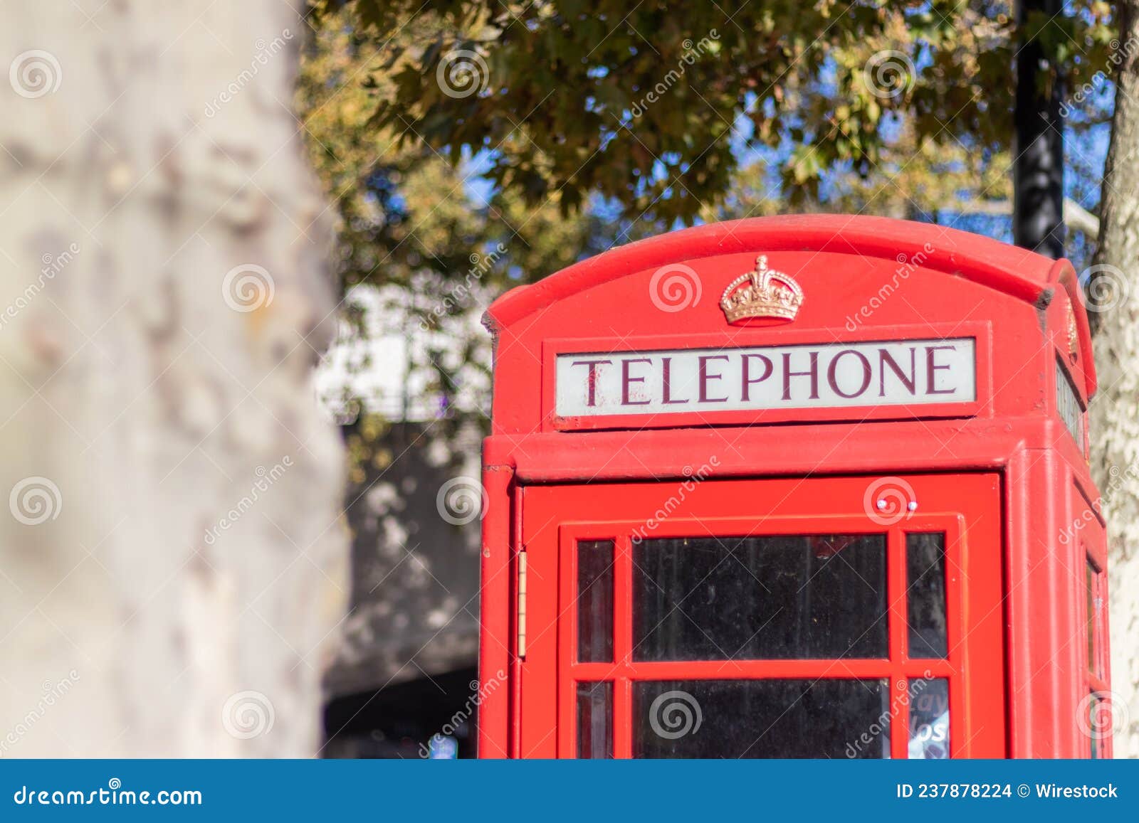 Red Telephone Booth Cabin in London Stock Photo - Image of urban, call ...