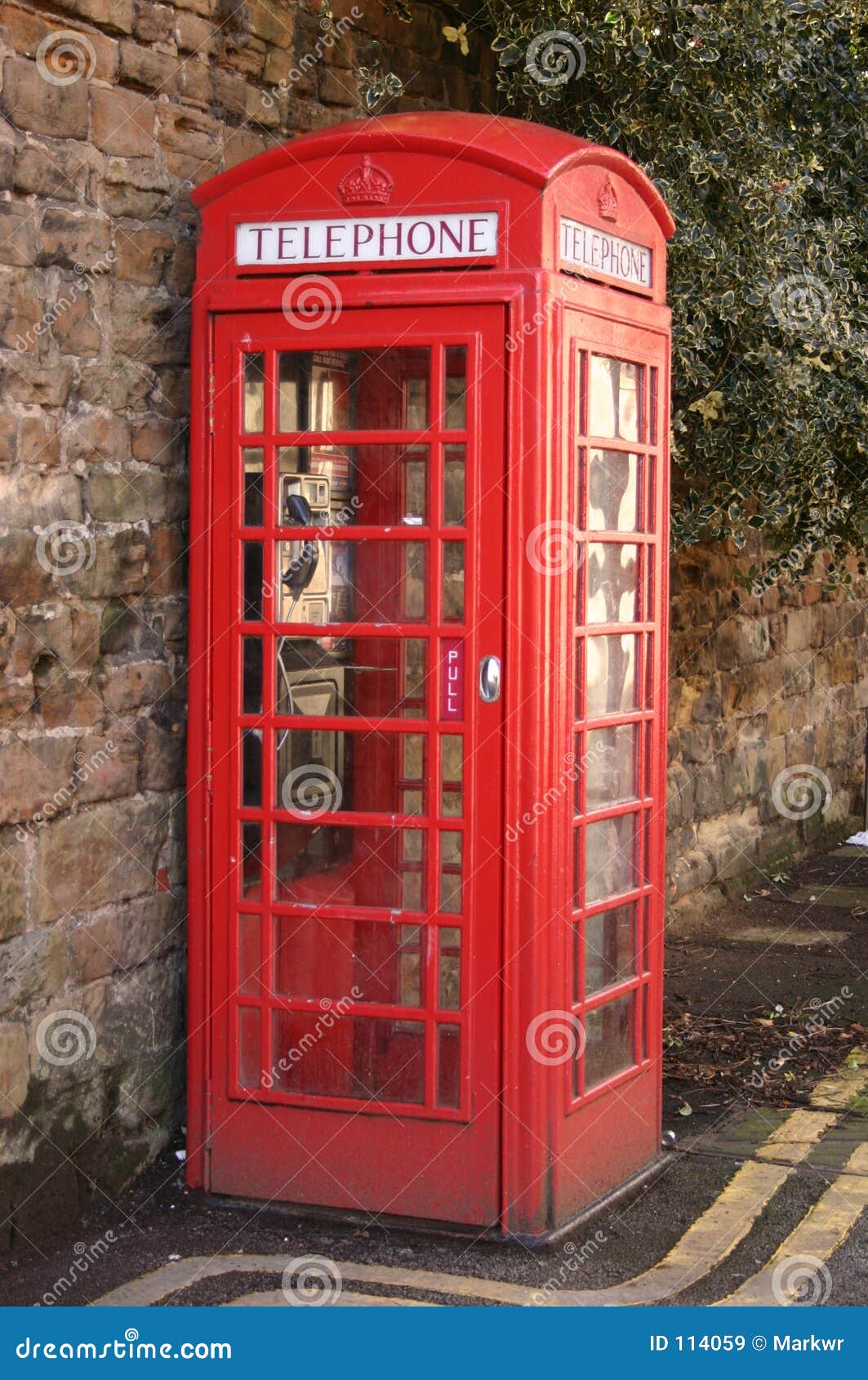 Red Telephone Box stock image. Image of telephone, england - 114059