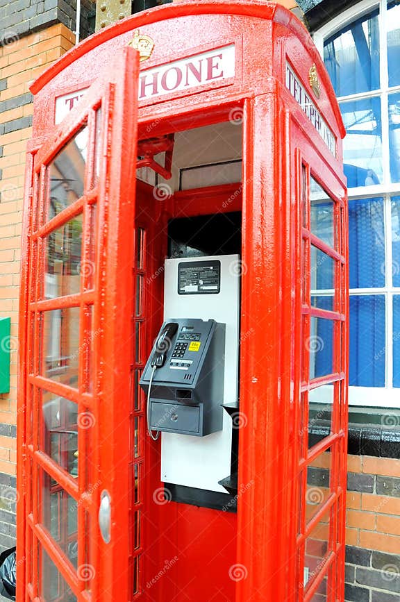 Red telephone box stock photo. Image of design, historic - 23624914