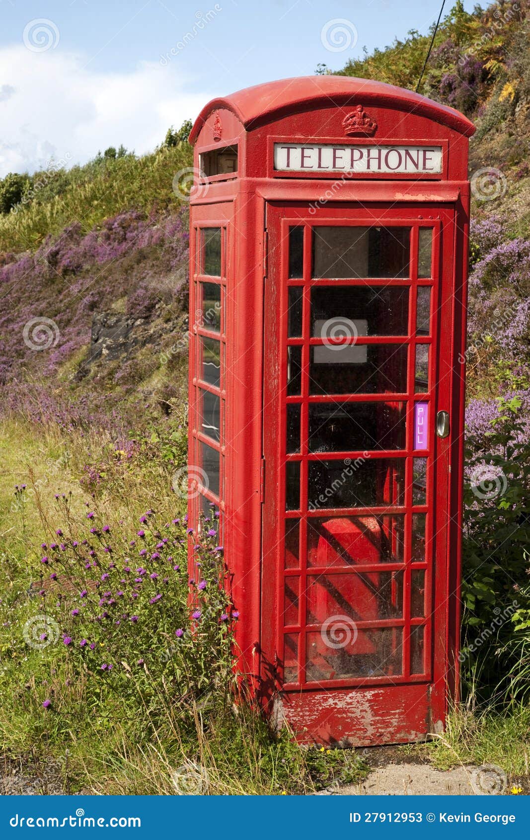Red Telephone Box stock image. Image of cabin, phone - 27912953