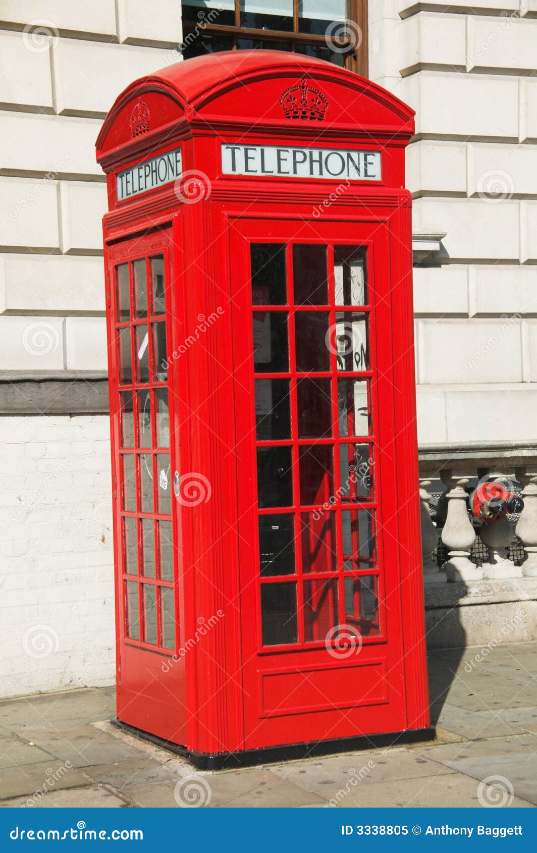 Red Telephone Box stock image. Image of communications - 3338805
