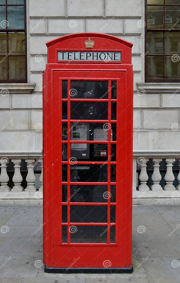 Red telephone box stock image. Image of english, european - 44223647