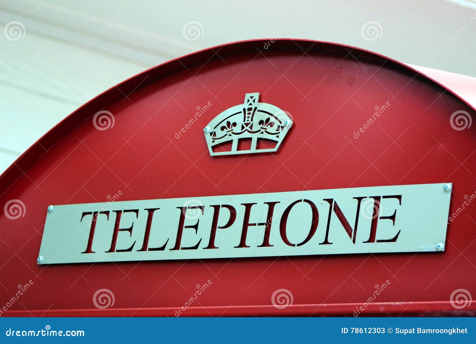Red telephone box stock image. Image of garden, telephone - 78612303
