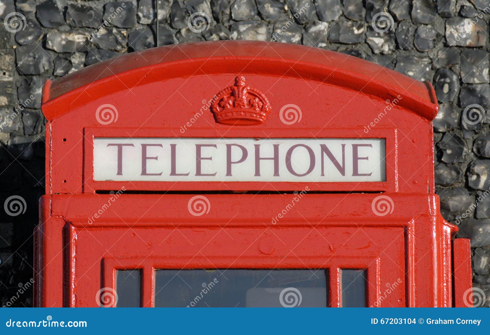 Red telephone box stock photo. Image of icon, public - 67203104