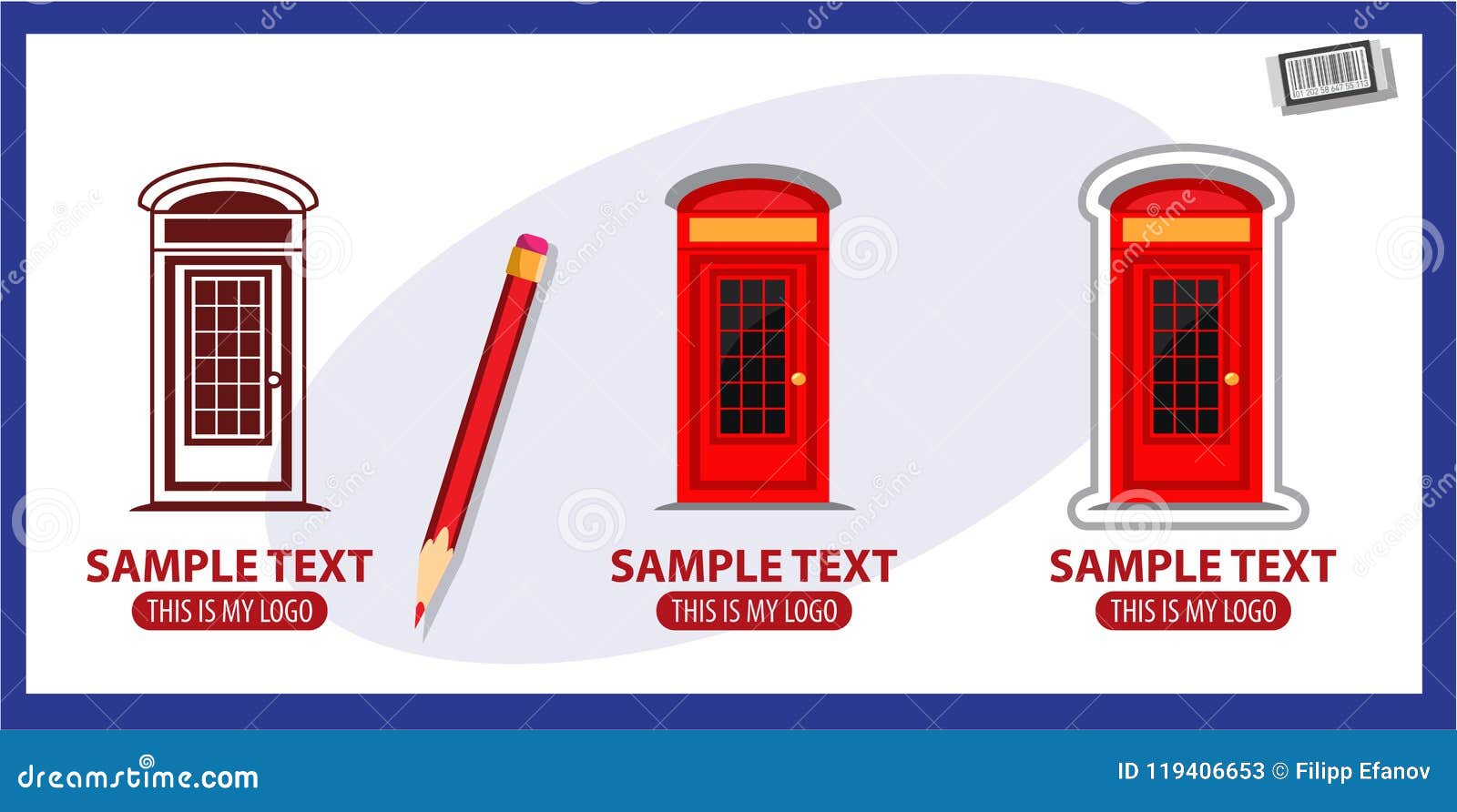 Red Telephone Box stock vector. Illustration of color - 119406653