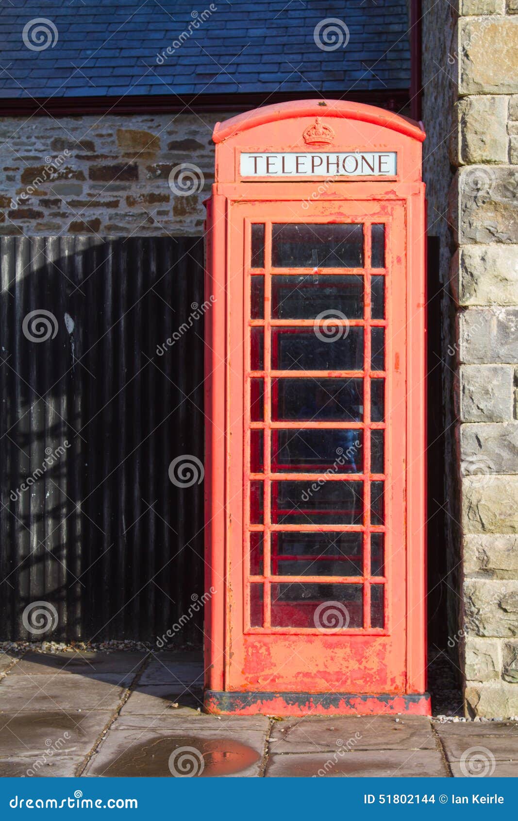 Red telephone box stock photo. Image of historic, fagans - 51802144