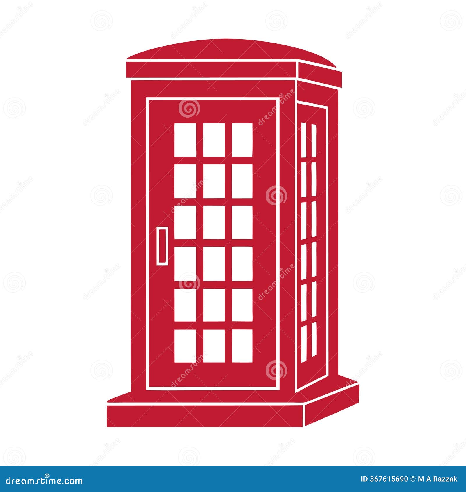 Silhouette Of The Iconic Ancient Egyptian God Resheph Cartoon Vector ...