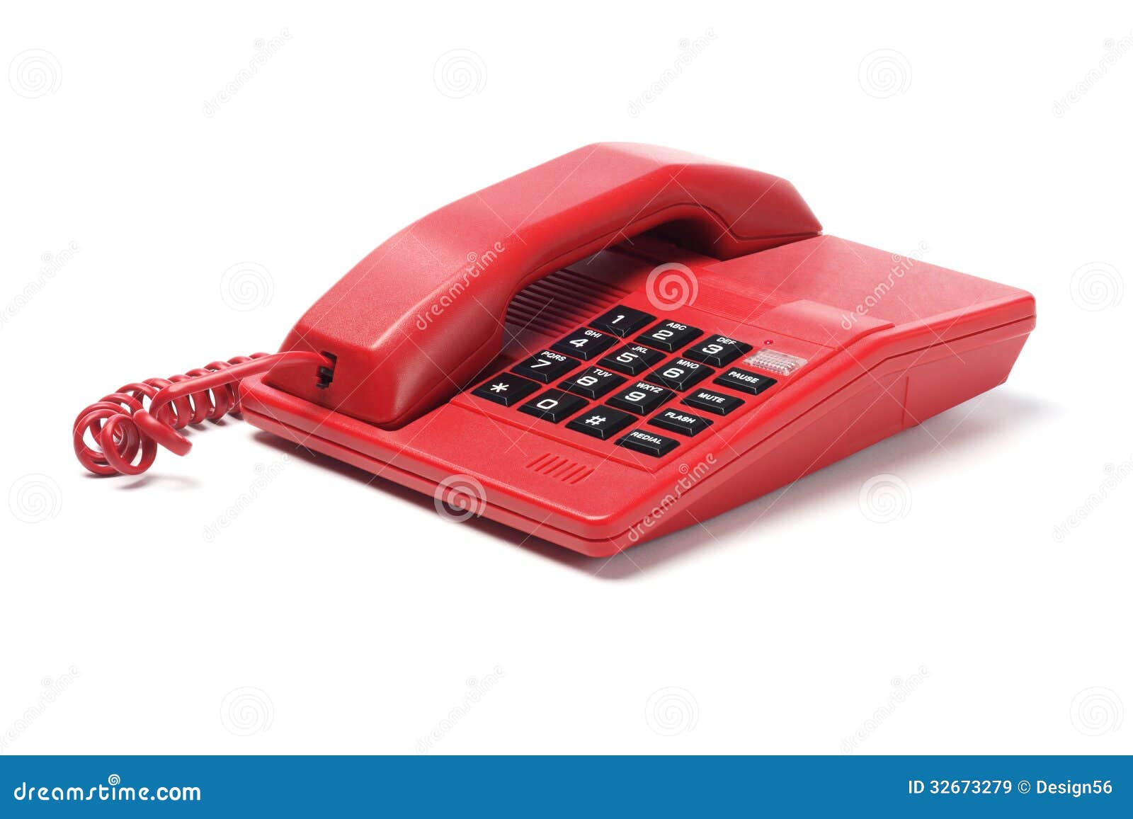 Red telephone stock image. Image of contact, cutout, number - 32673279