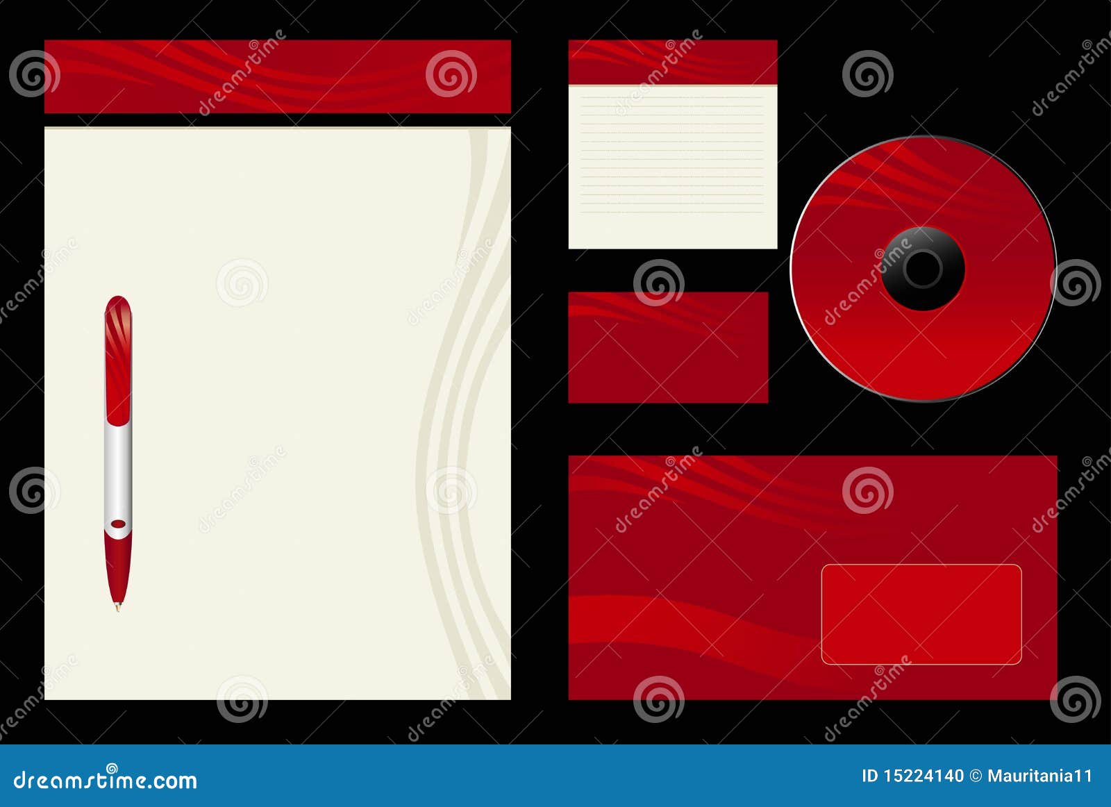 Red template background stock vector. Illustration of blank - 15224140