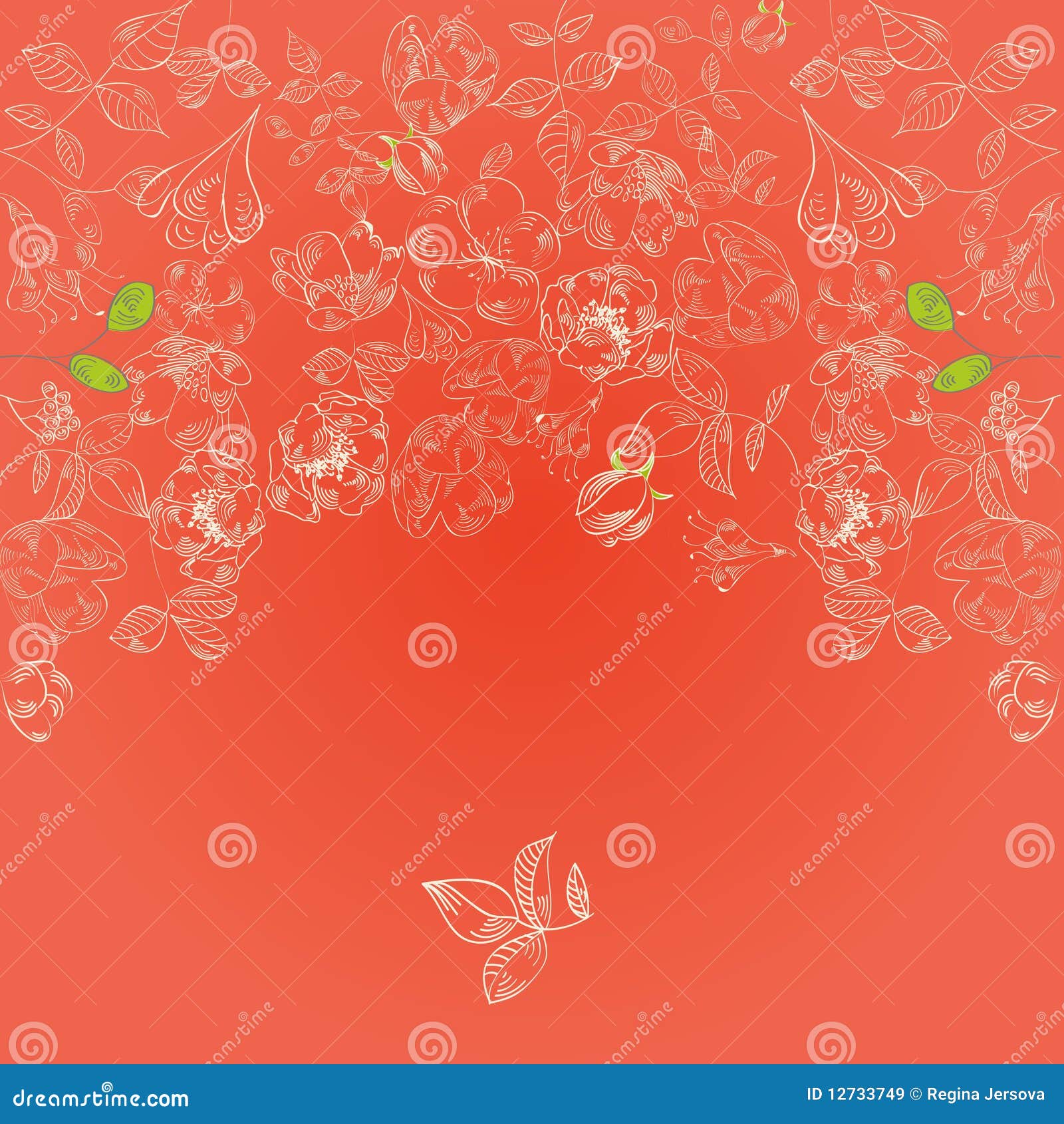 Red Template for Greeting Card Stock Vector - Illustration of drawing ...