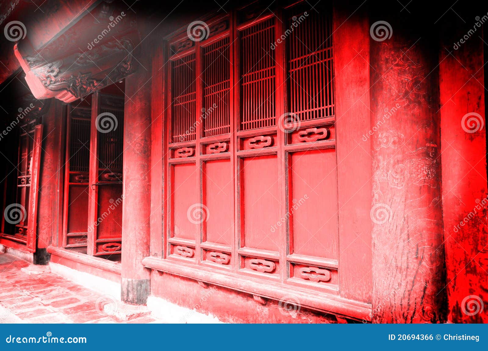 Red Temple Doors stock photo. Image of intricate, doorway - 20694366