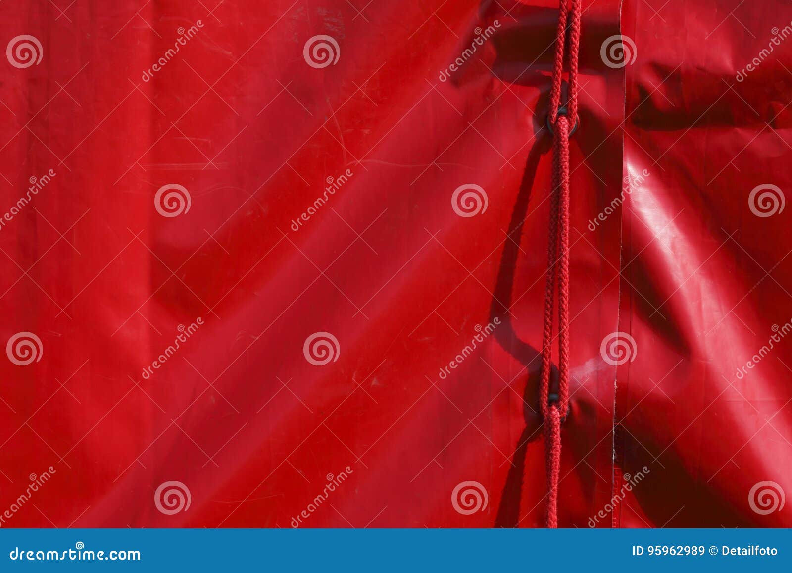 Red tent tarpaulin stock image. Image of security, wall - 95962989