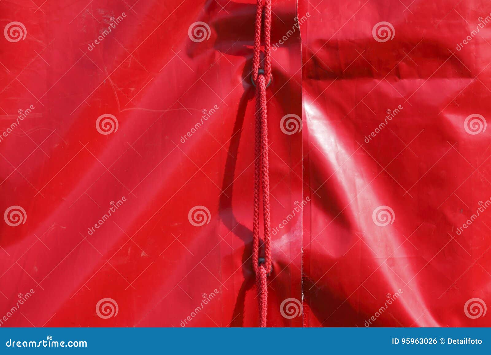 Red tent tarpaulin stock photo. Image of protection, wall - 95963026