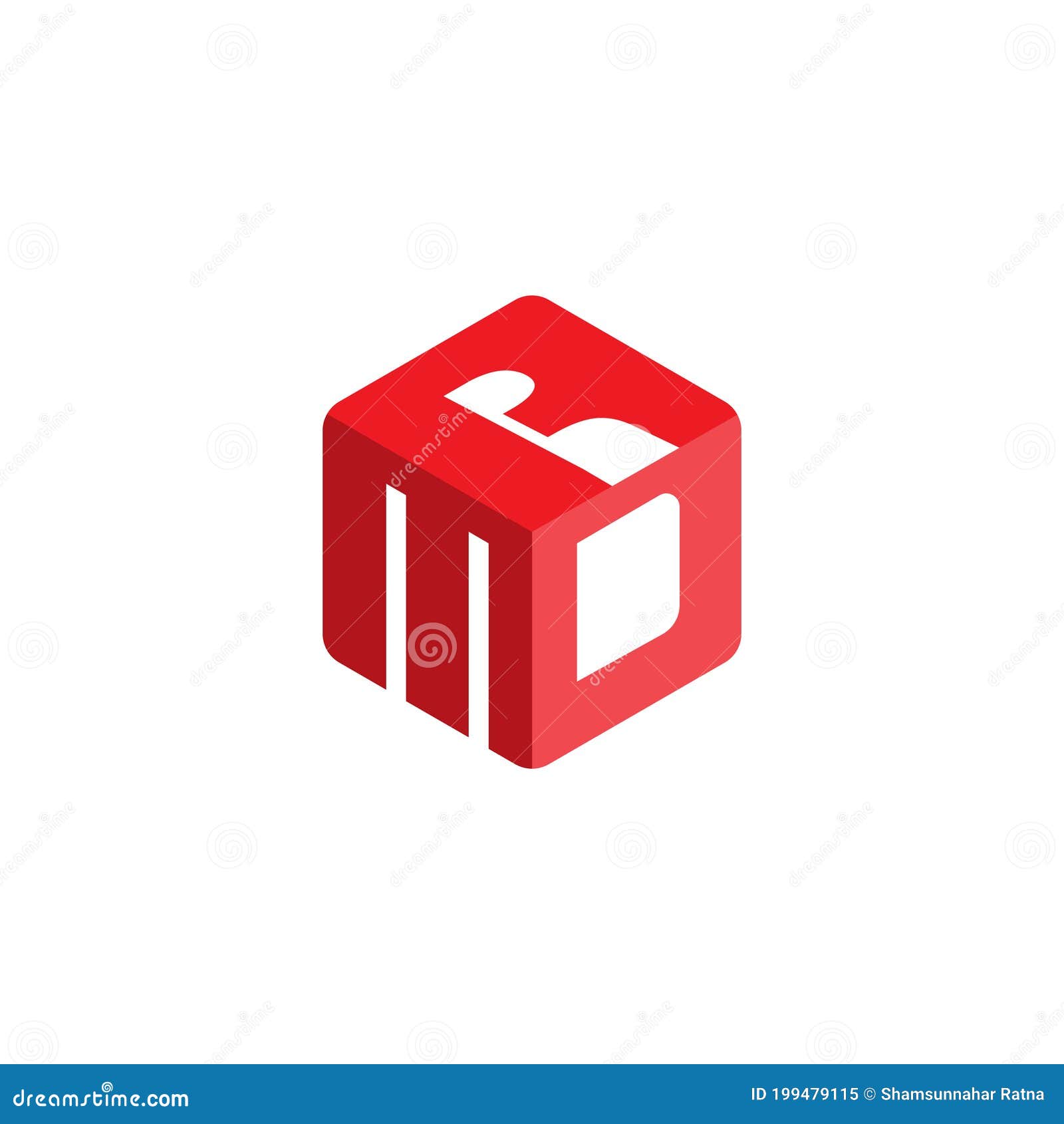 RED Text Alphabet with Polygon Shape Stock Vector - Illustration of ...