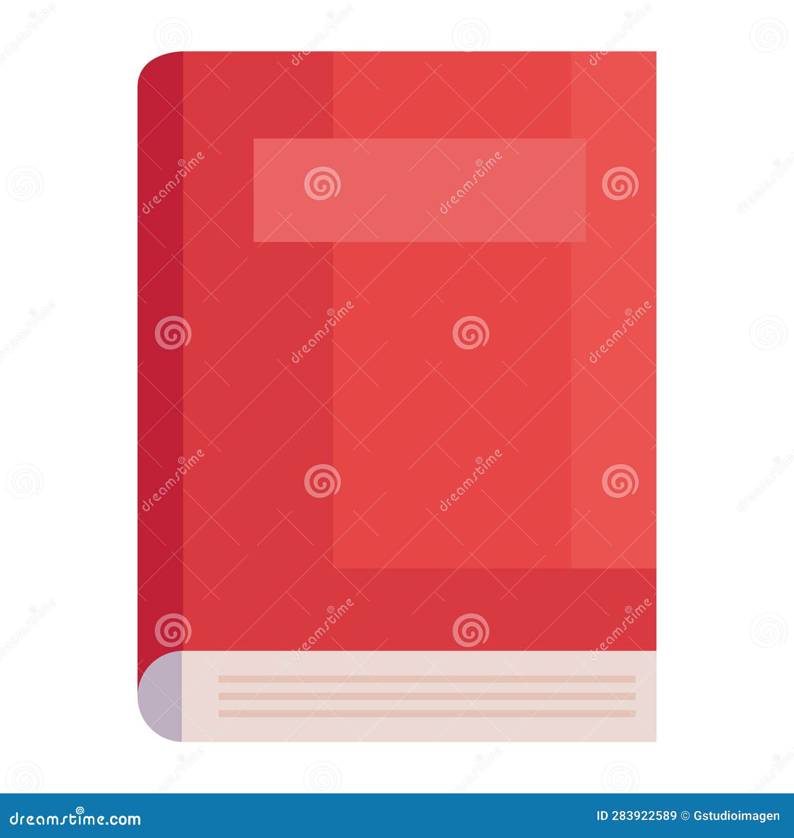 Red text book library stock vector. Illustration of encyclopedia ...