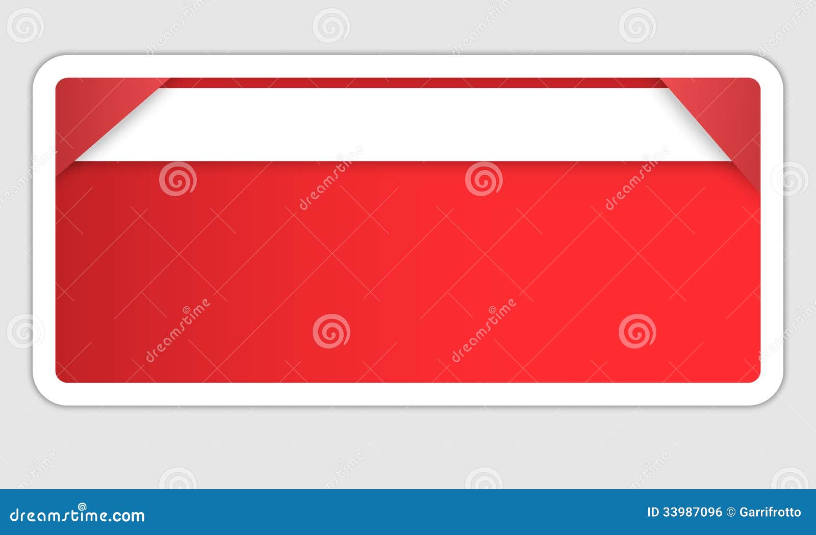 Red text box stock vector. Illustration of pattern, business - 33987096