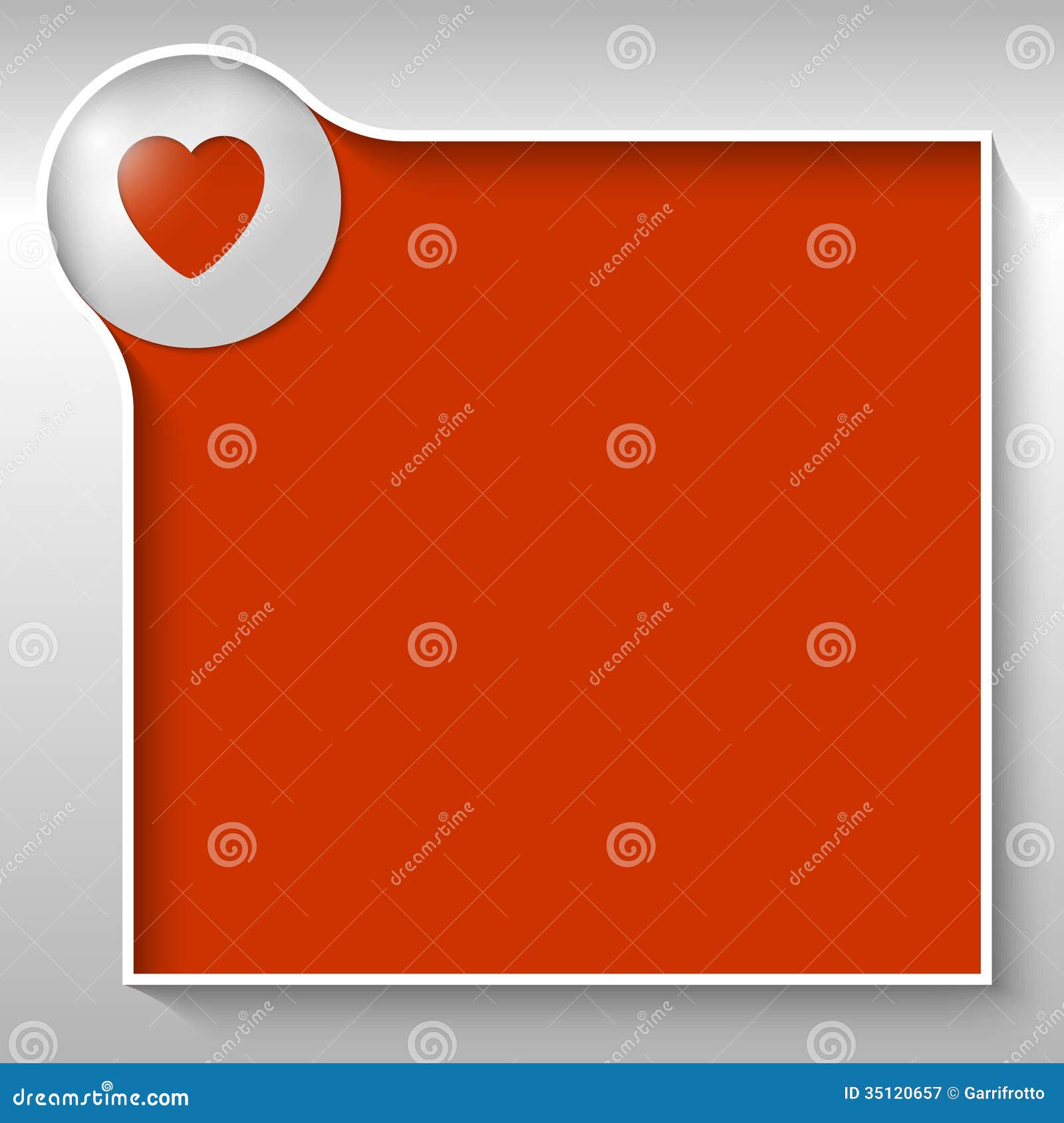 Red text box stock vector. Illustration of page, modern - 35120657