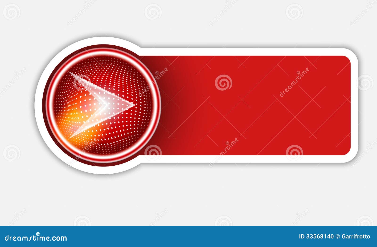 Red text box stock vector. Illustration of advertisement - 33568140