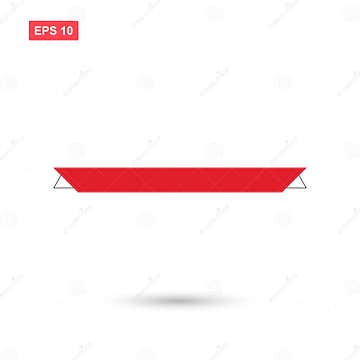 Red Text Box Vector Design Isolated 1 Stock Vector - Illustration of ...