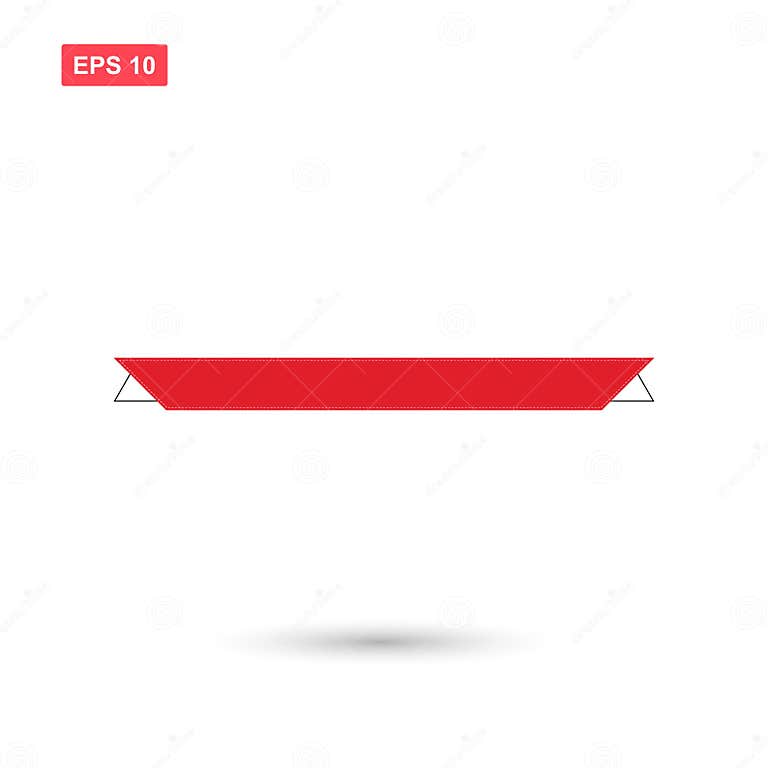 Red Text Box Vector Design Isolated 1 Stock Vector - Illustration of ...