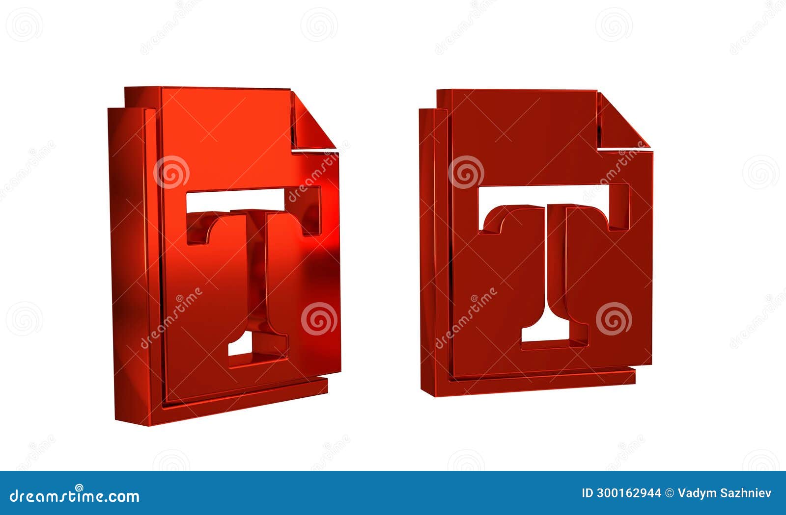 Red Text File Document Icon Isolated on Transparent Background. Stock ...